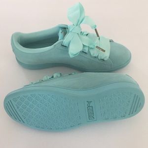 Puma | Shoes | Puma Vikky Ribbon Aruba Blue | Poshmark